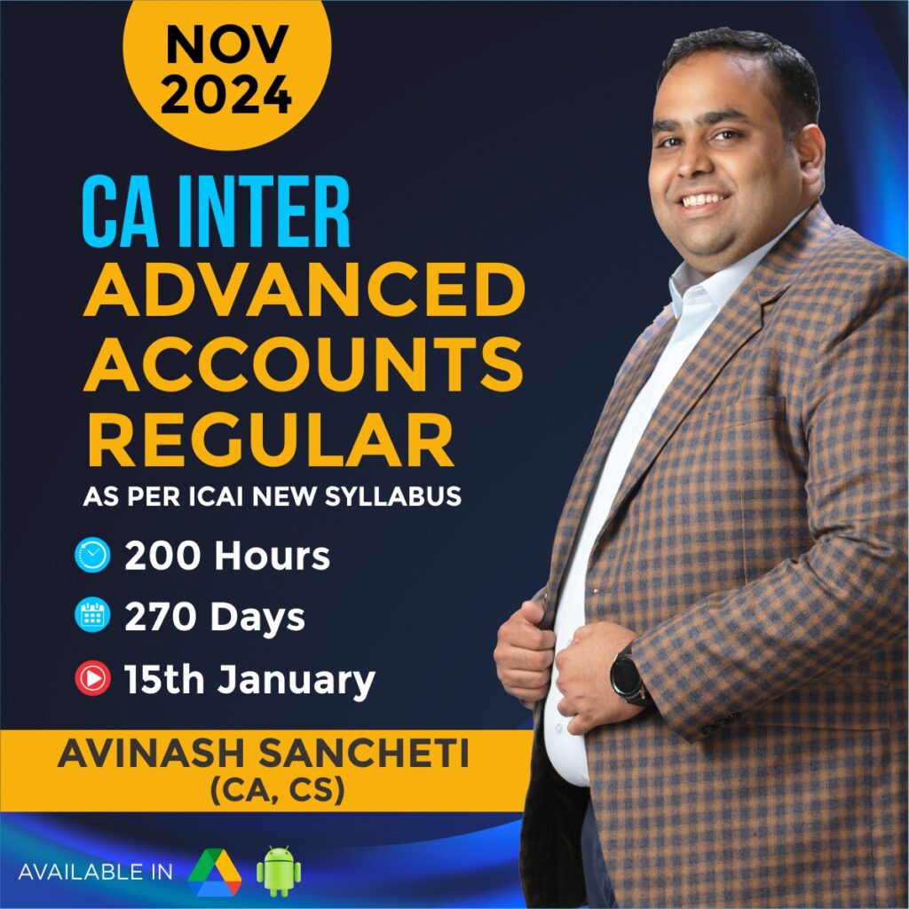 CA Intermediate - Shubham Singhal