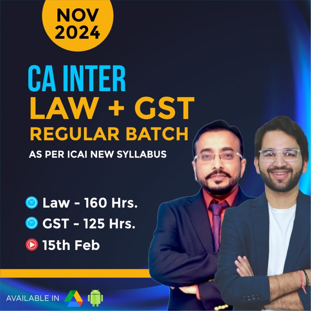 CA Intermediate - Shubham Singhal