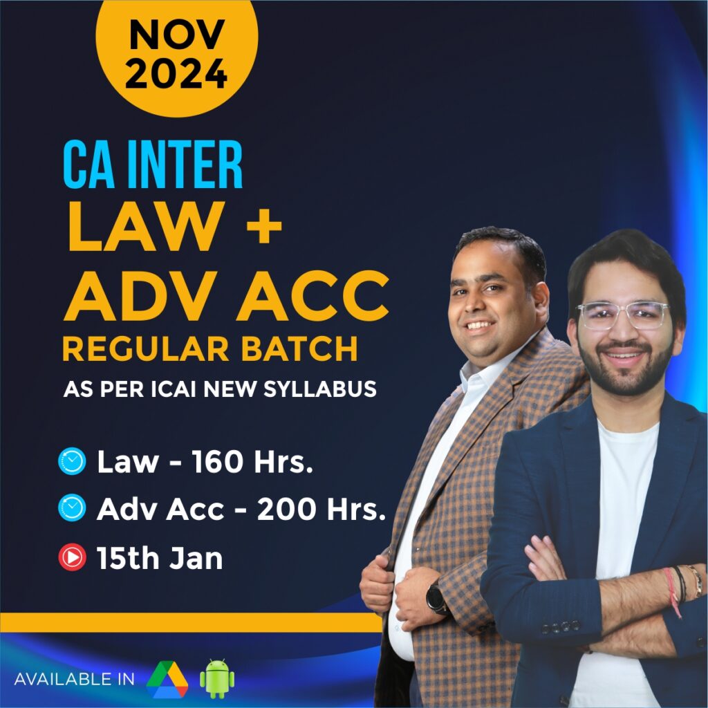 CA Intermediate - Shubham Singhal